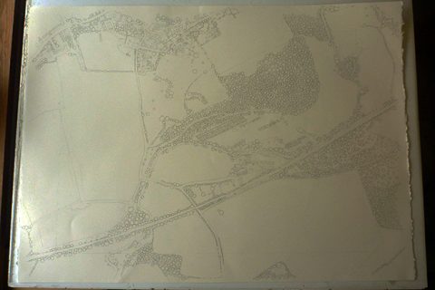 Landscapes, a map, and an otter - Lizzie Harper