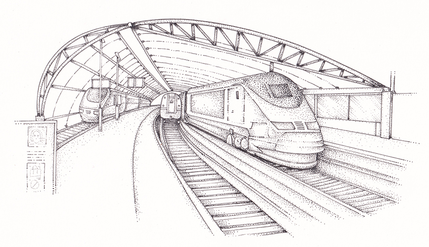 Waterloo International Station - Lizzie Harper