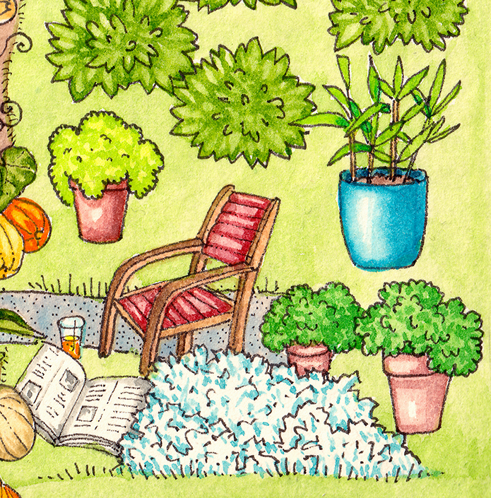 Paper mulch relaxing - Lizzie Harper